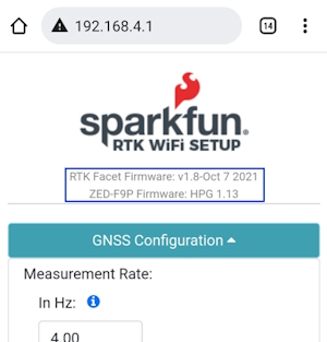 Configure with WiFi - SparkFun RTK Product Manual